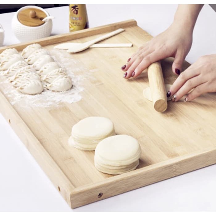 Jual Nampan Tray Bambu Kerja Mengulen Rolling Adonan Dimsum Roti Donat ...
