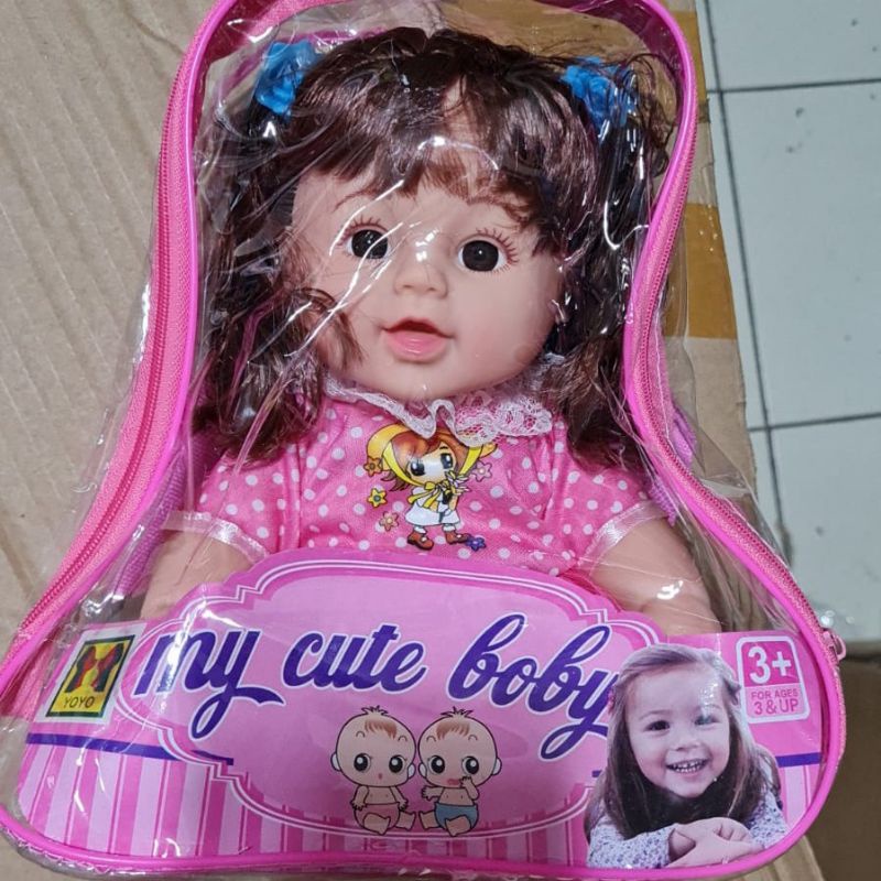 Jual full karet Boneka sweet baby doll bisa papa mama ketawa ngakak ...