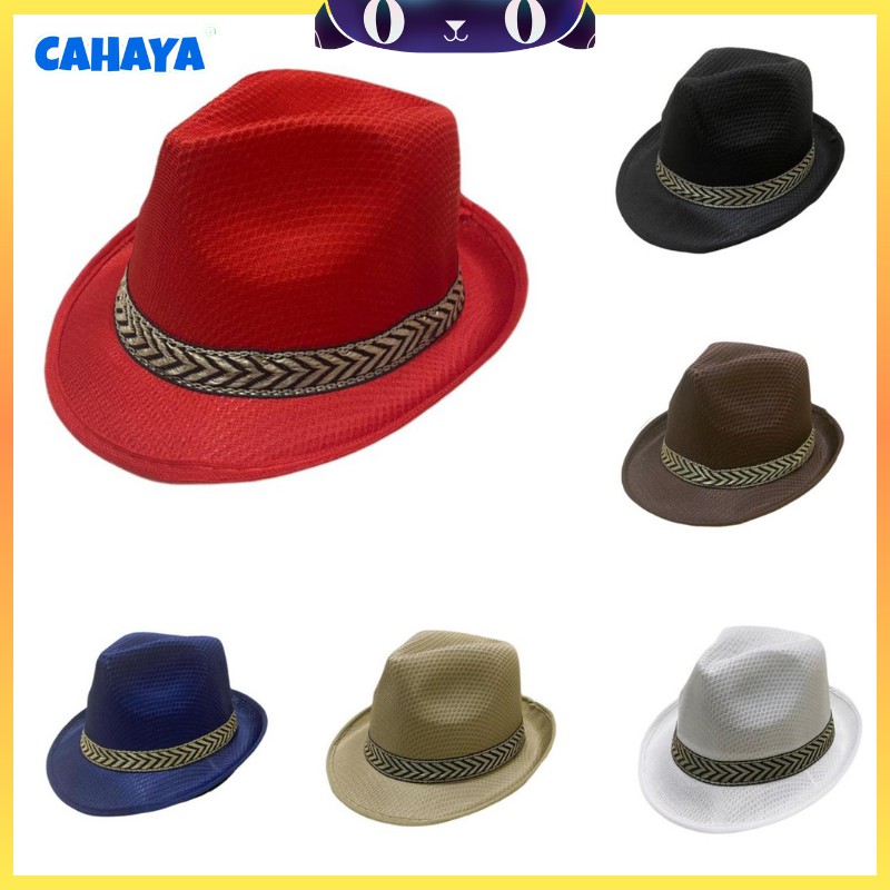 Jual Topi tompi fedora jazz polos dewasa T4 | Shopee Indonesia