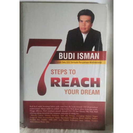 Jual BUDI ISMAN 7 STEPS TO REACH YOUR DREAM BUKU PENGEMBANGAN DIRI ...