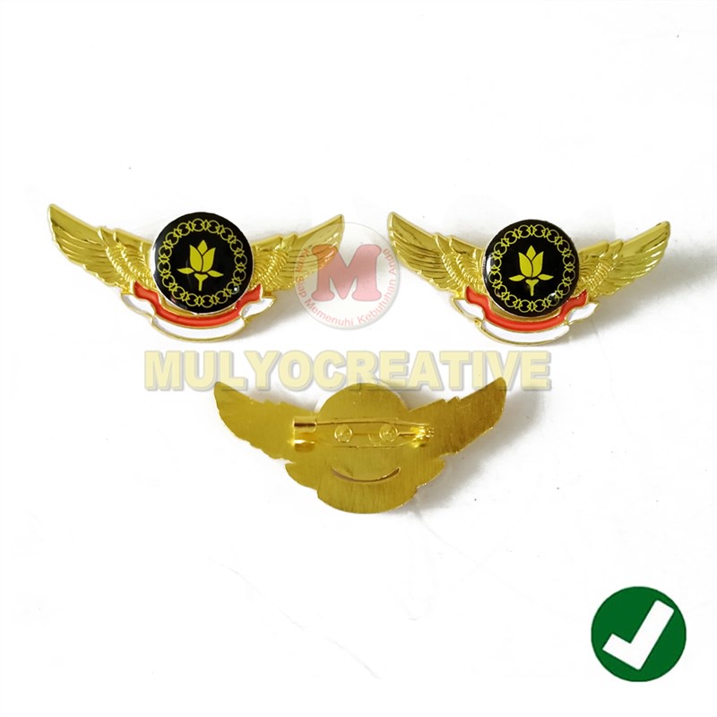 Jual Lencana Wing Logo Purna Paskibraka Warna Kuning Wing Atribut ...