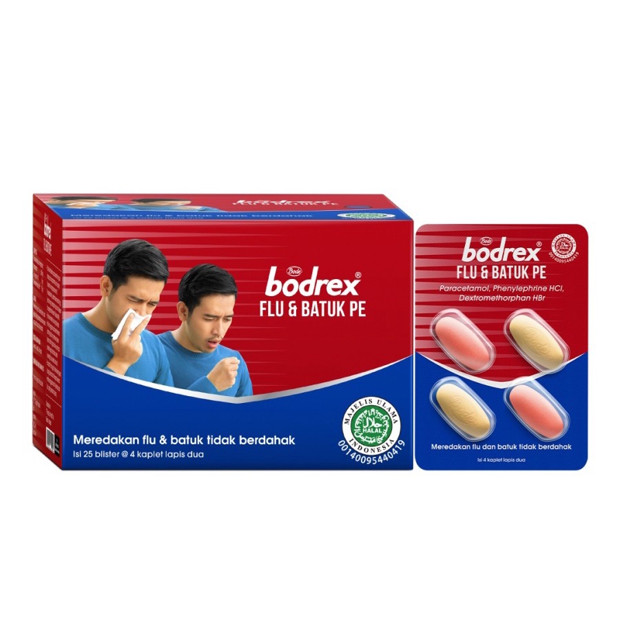 Jual 1 Box / Pak Bodrex FLU BATUK | Shopee Indonesia