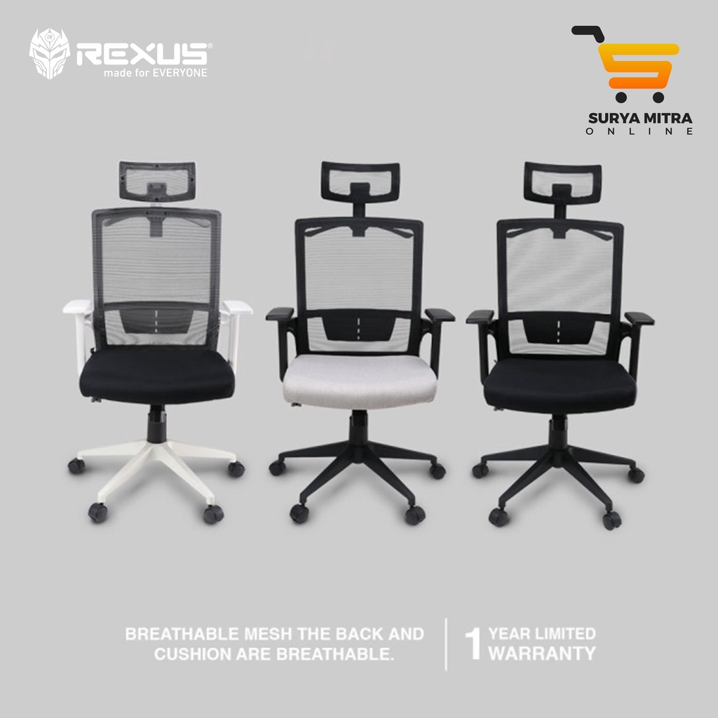Jual Rexus Ergonomic Office Chair Kursi Kantor NC-1 NC1 | Shopee Indonesia