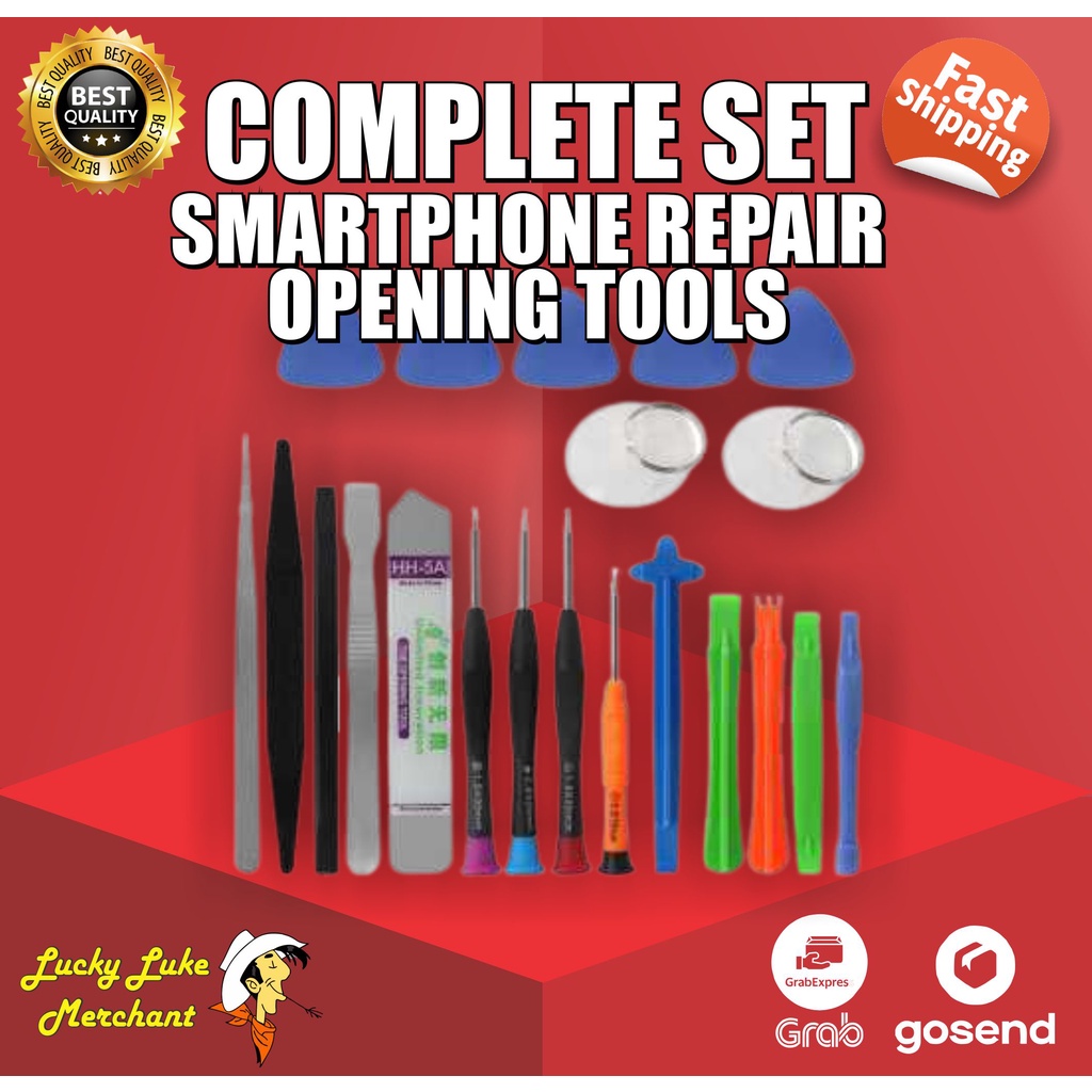 Jual Peralatan Reparasi 21 in 1 Smartphone Obeng Set Service HP Ponsel ...
