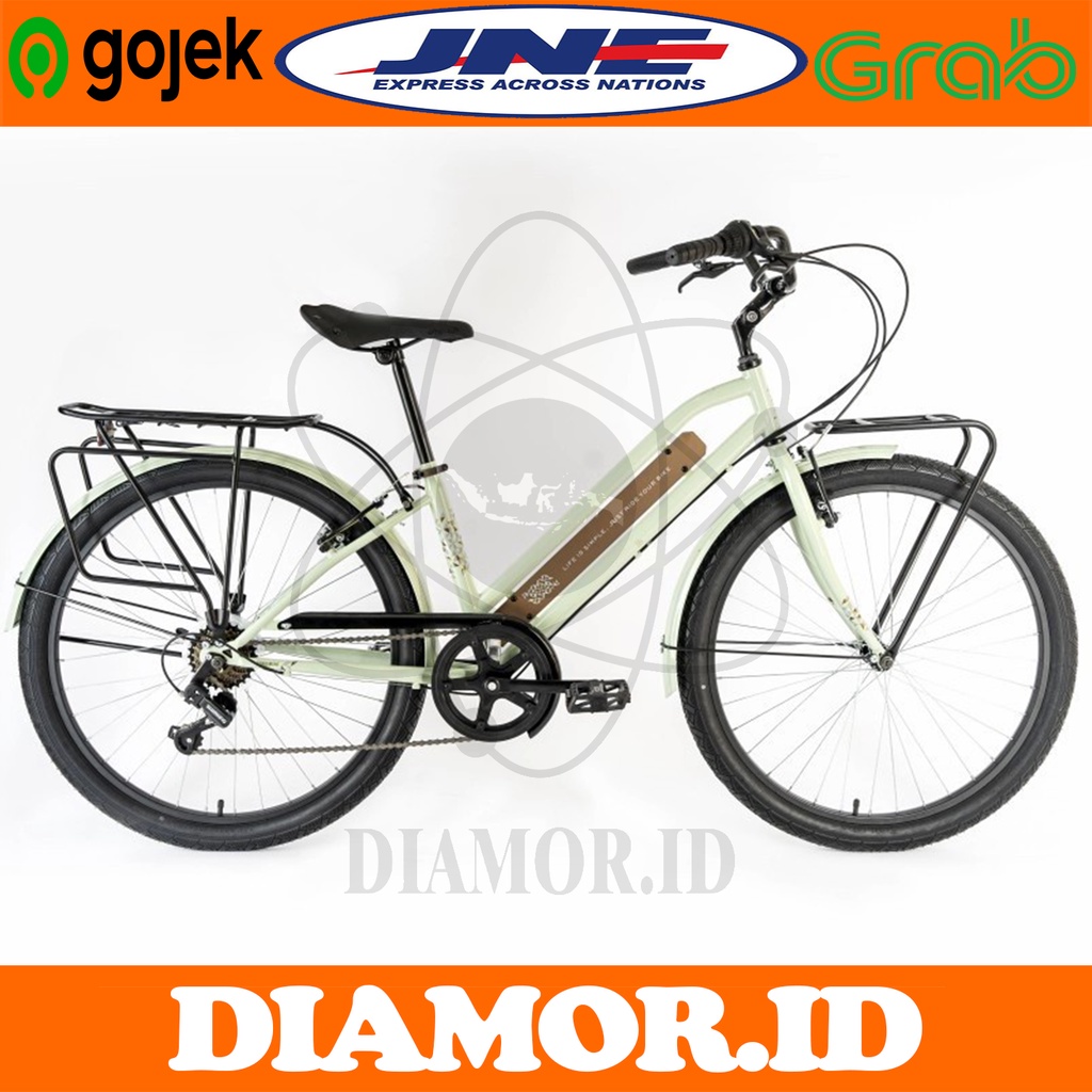 Jual Sepeda City Bike ELEMENT BERGAMOUNT 26 Inch 7 Speed Model Classic ...