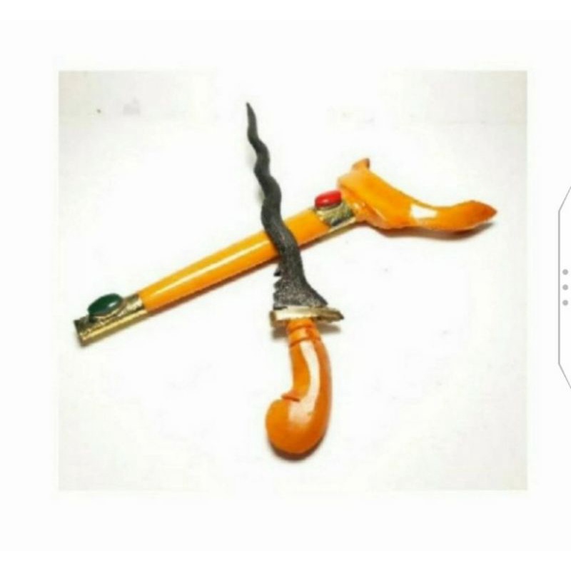 Jual keris pagar gunung dua batu kuning sepuh | Shopee Indonesia