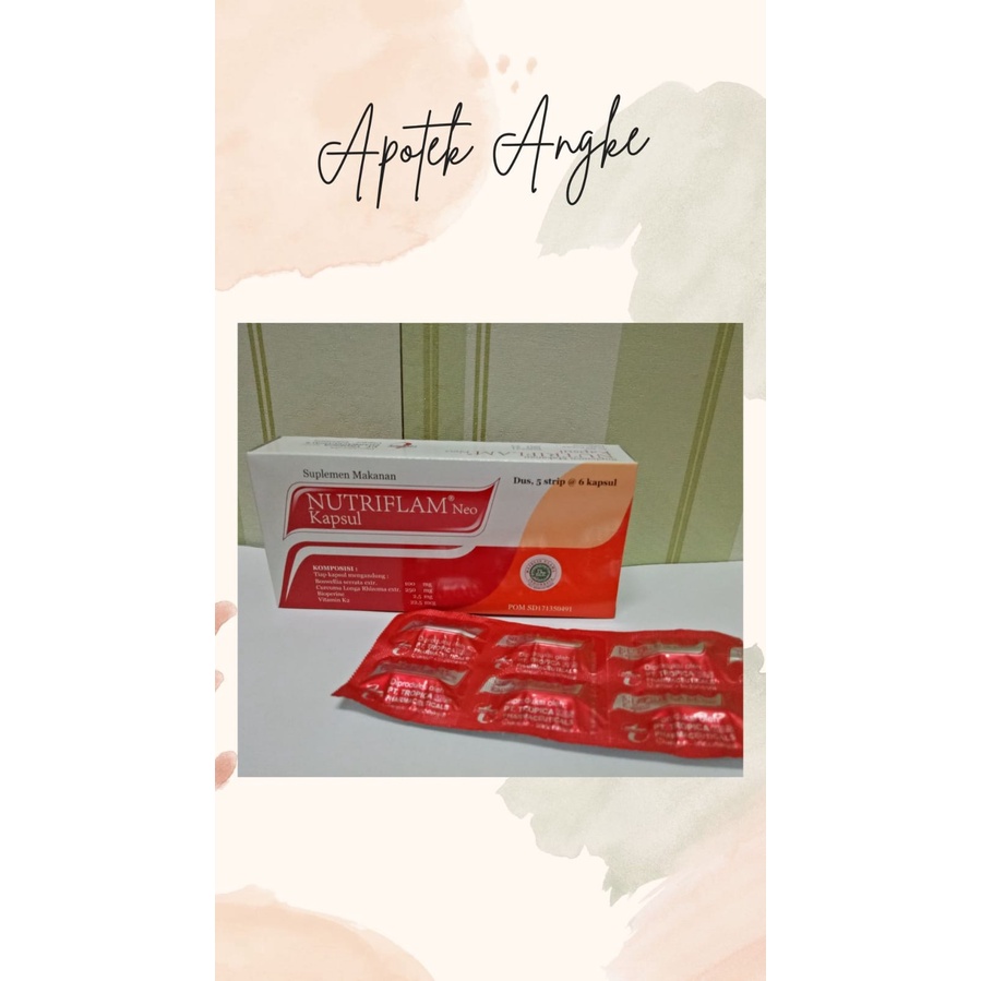 Jual NUTRIFLAM NEO STRIP @ 6 KAPSUL | Shopee Indonesia