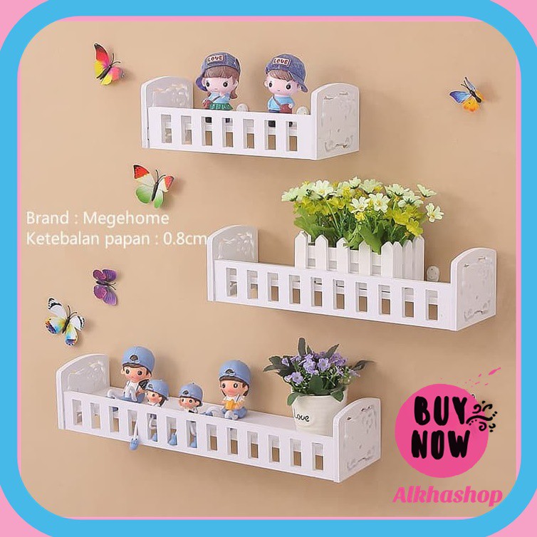 Jual MH531 RAK DINDING MINIMALIS HIASAN DINDING VINTAGE SHABBY DEKORASI ...