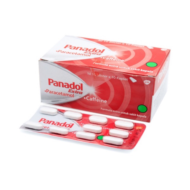 Jual Panadol Extra (Merah) - 1 box (10 strip @ 10 kapsul) | Shopee ...