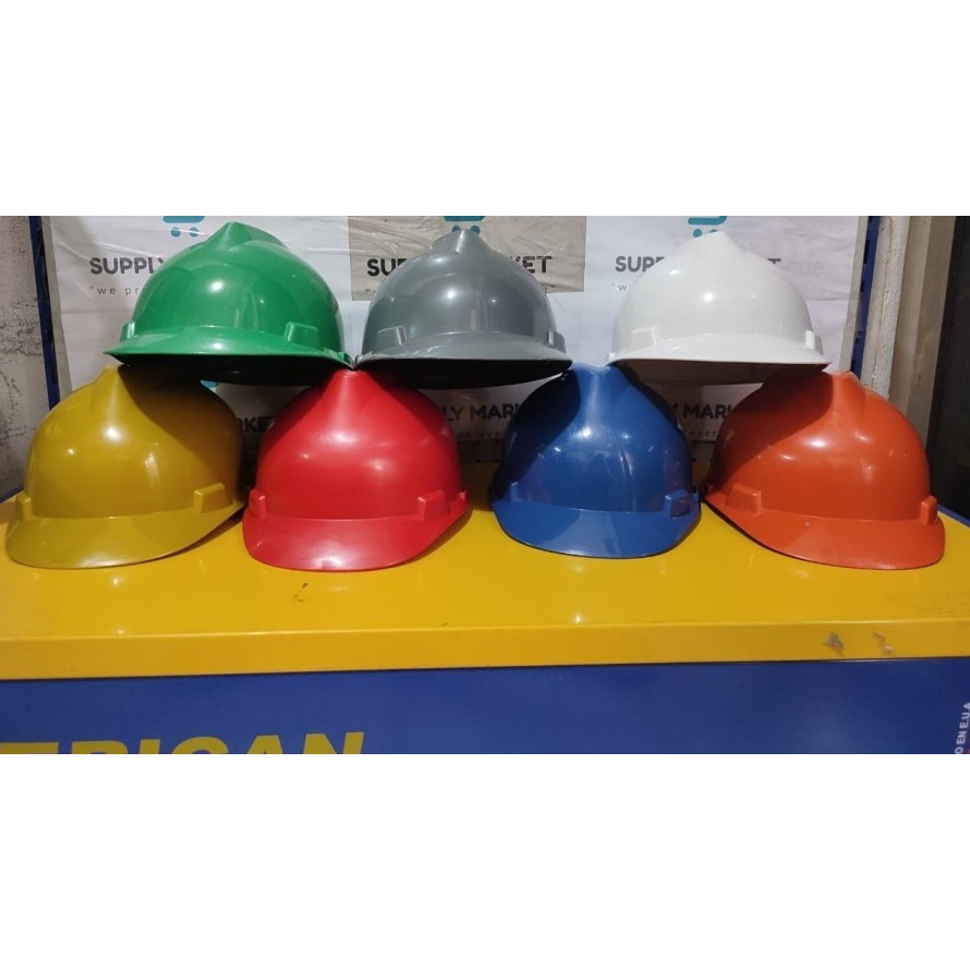 Jual helm proyek safety helmet topi proyek helm pelindung kepala batok ...
