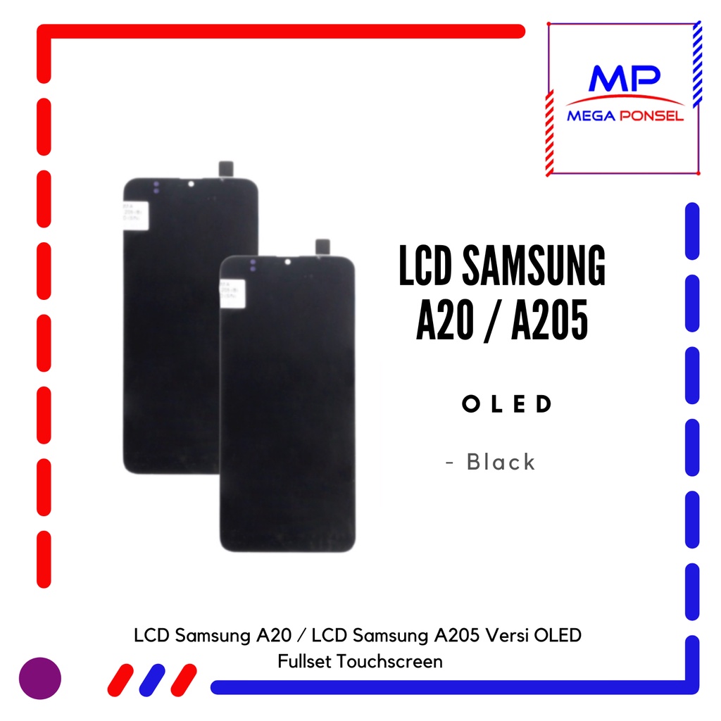 Jual LCD Samsung A20 / LCD Samsung A205 Versi OLED Fullset Touchscreen ...