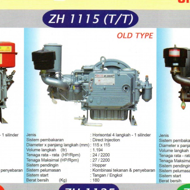 Jual MESIN DIESEL JIANGDONG R175 - JD 42D | Shopee Indonesia