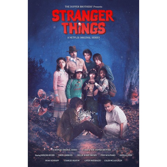 Jual POSTER DINDING STRANGER THINGS (BISA CUSTOM GAMBAR) | Shopee Indonesia