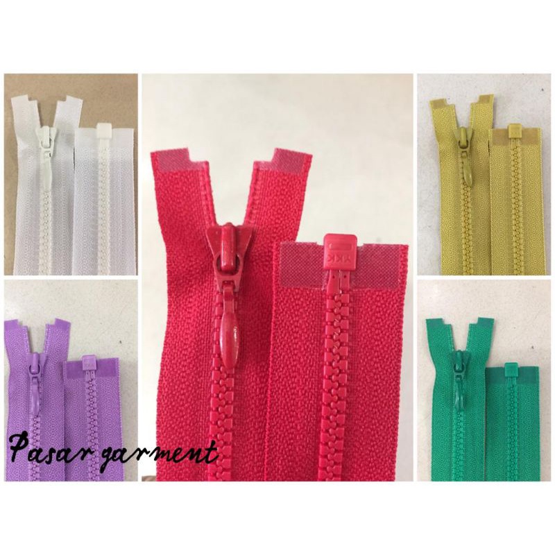 Jual RESLETING KAMISOL YKK ( OPEN END ) 16 INCH PER PCS | Shopee Indonesia