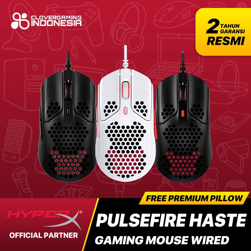 Jual HyperX Pulsefire Haste RGB - Ultra Lightweight Gaming Mouse ...