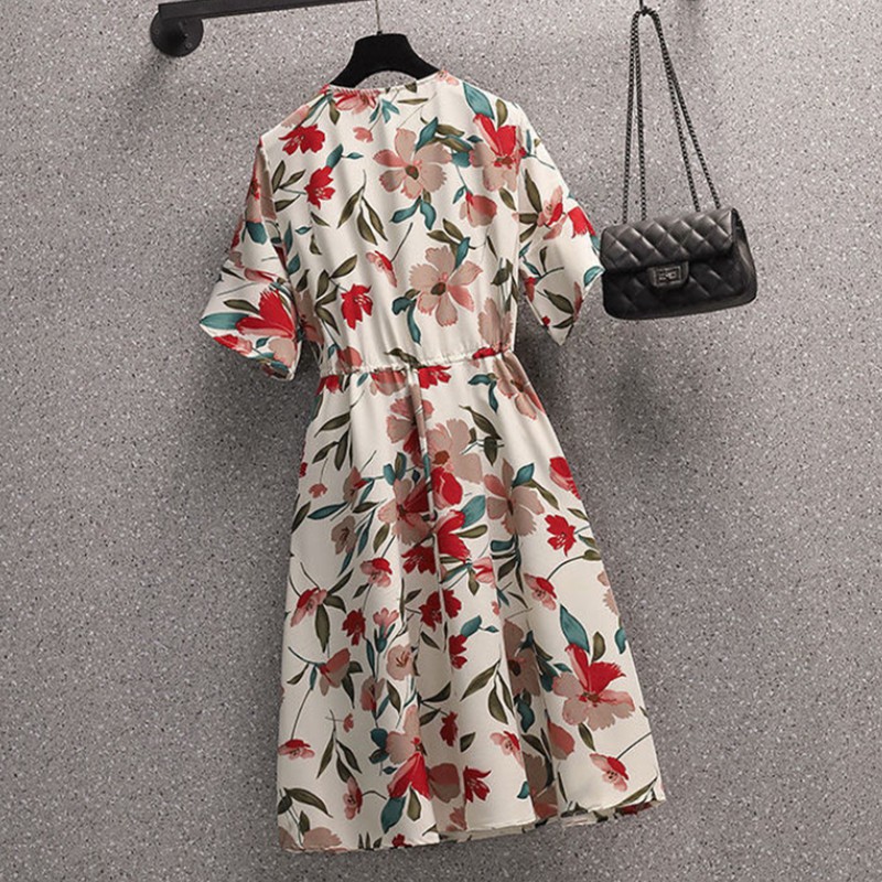 Jual COD dress wanita/dress floral/dress bunga/dress bunga korea/dress ...