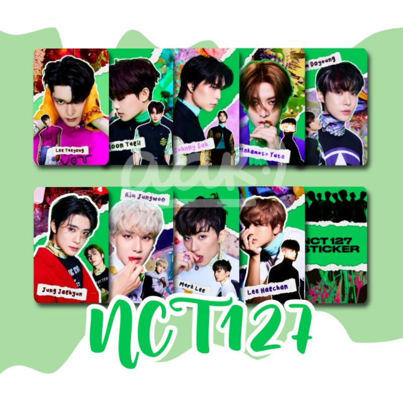 Jual PHOTOCARD PC FANMADE UNOFFICIAL NCT 127 DECO STICKER VER. | Shopee ...