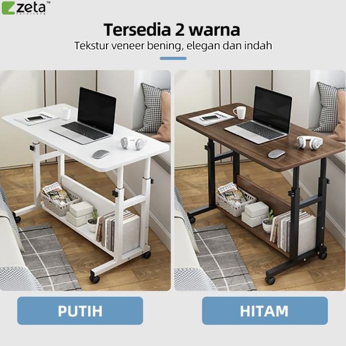 Jual MEJA LAPTOP KOMPUTER SERBAGUNA LIPAT PORTABLE KERJA BELAJAR DORONG ...