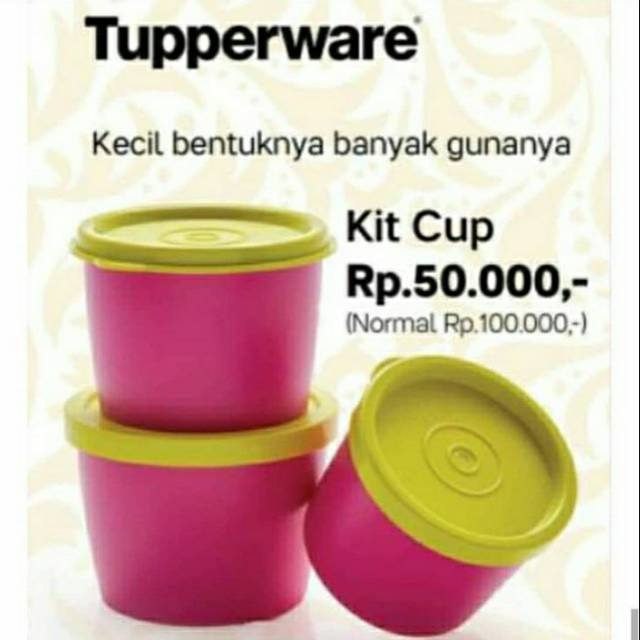 Jual Kit cup tupperware | Shopee Indonesia