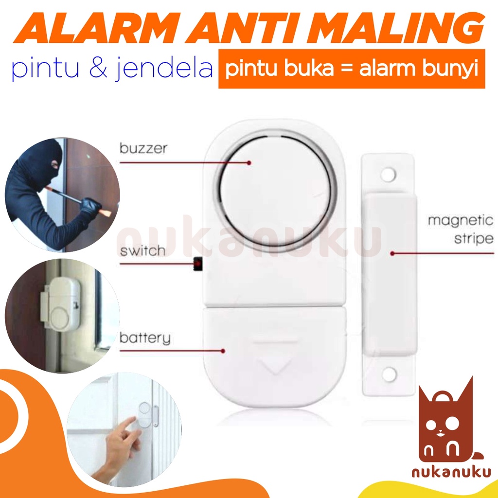 Jual NUKANUKU - Alarm Pintu Include Batrai / Alarm Rumah / Pintu Rumah ...