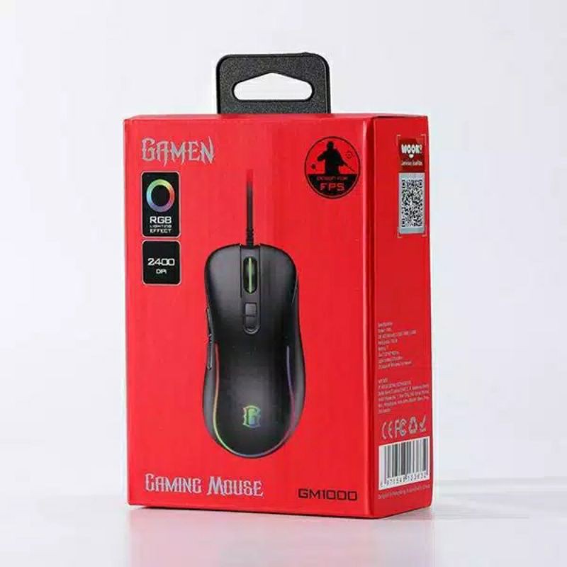 Jual Mouse GAMEN GM-1000 / Mouse Gaming Robot GM1000 / Mouse Gamer RGB ...