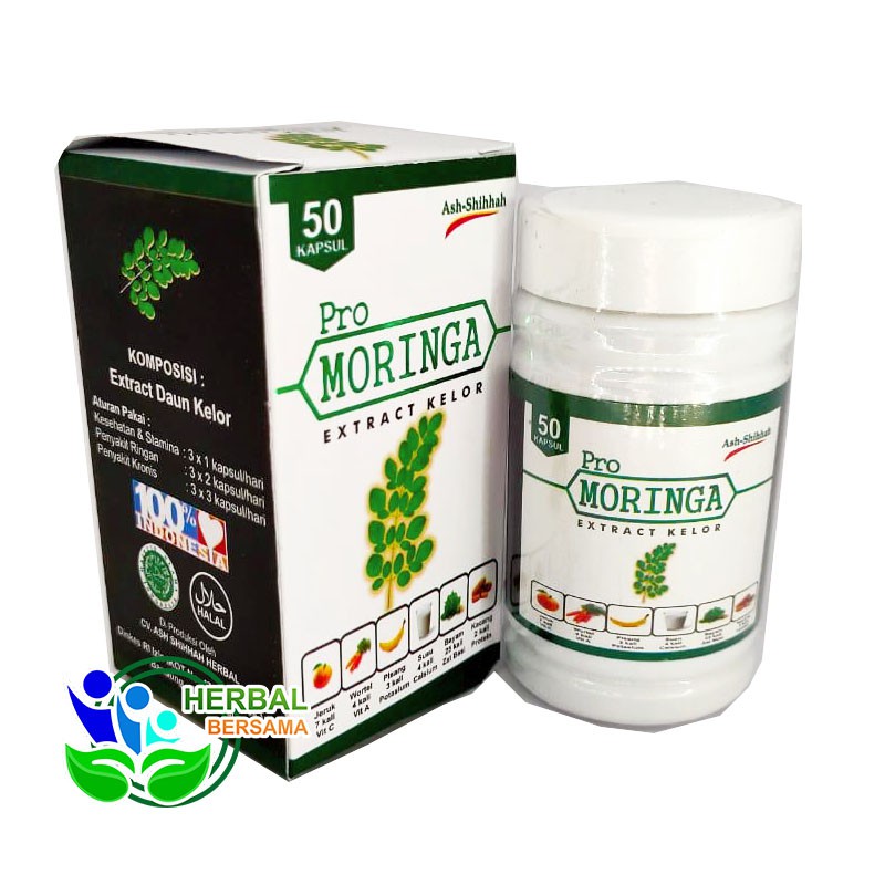 Jual Pro Moringa - Kapsul Ekstrak Daun Kelor Original | Shopee Indonesia