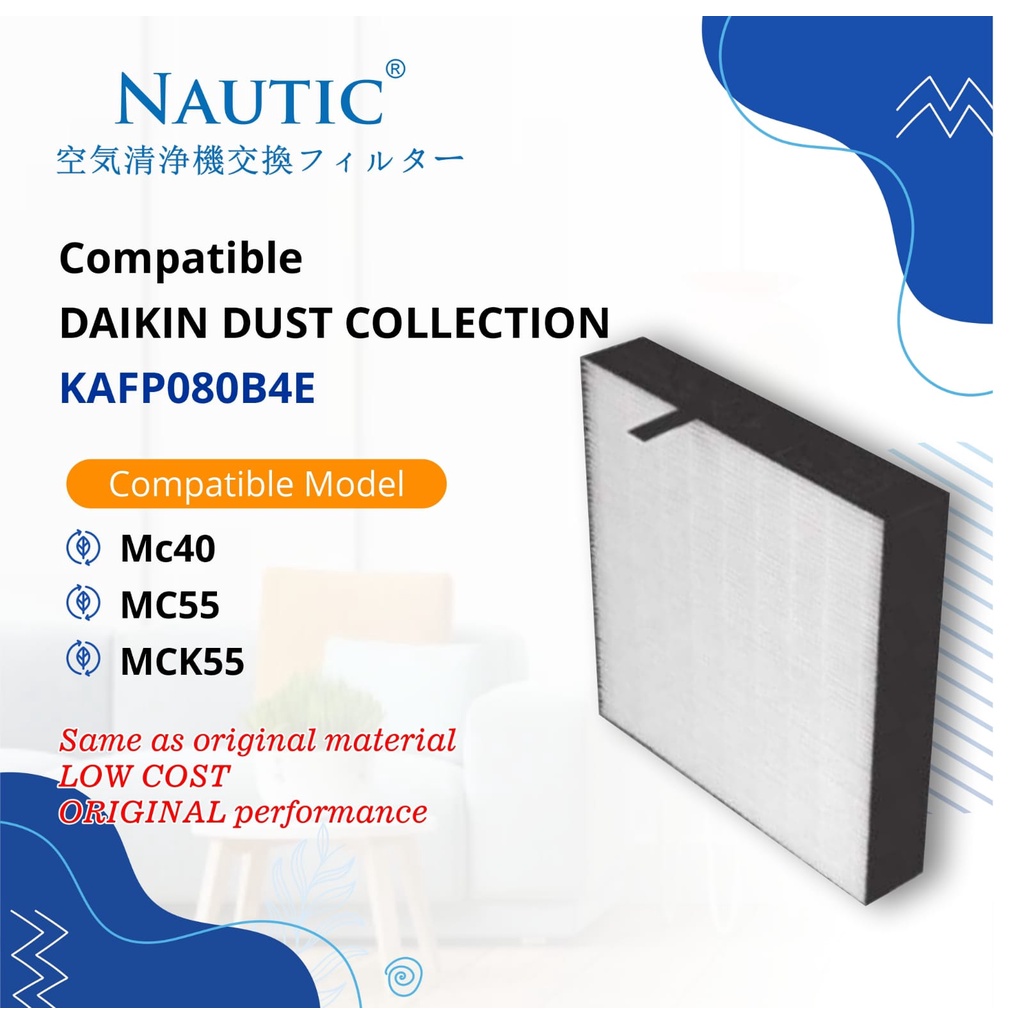 Jual HEPA FILTER Daikin Air Purifier MC40 MC55 MCK55 KAFP080B4E ...