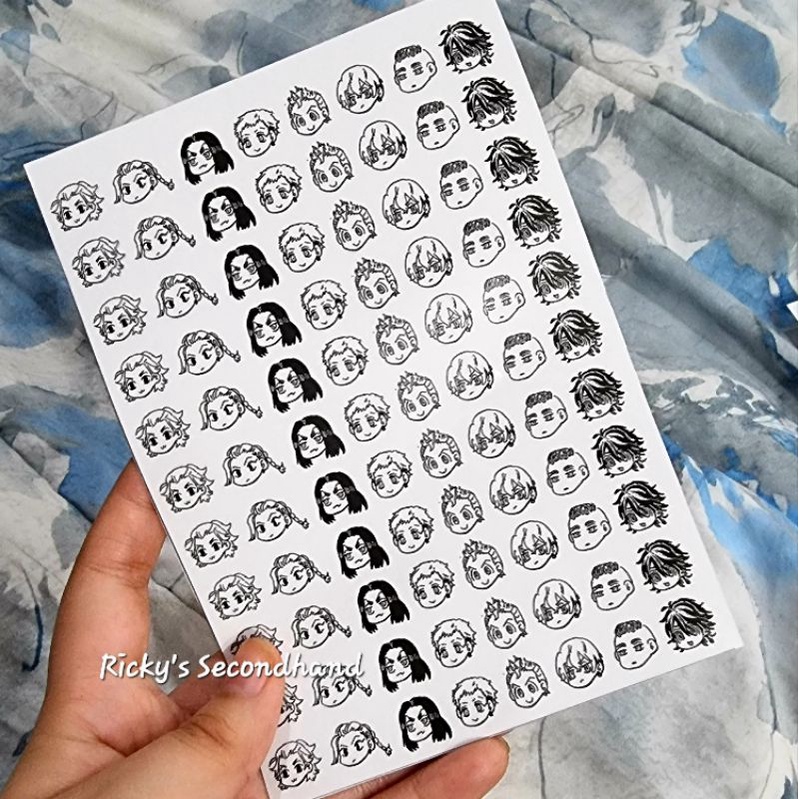 Jual Stiker transparan Tokyo Revengers kecil Waterproof Anti Air lucu ...