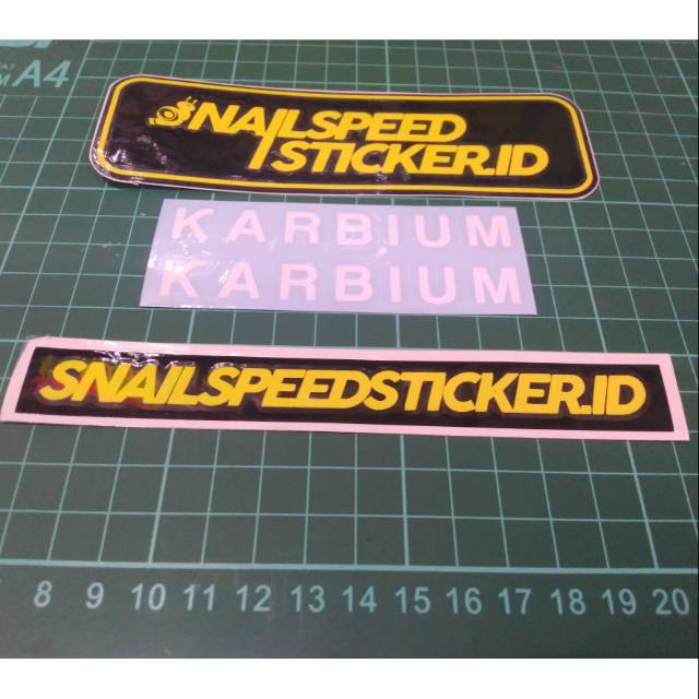 Jual Sticker helmet visor KYT logo KARBIUM 2s Joume Masia | Shopee ...