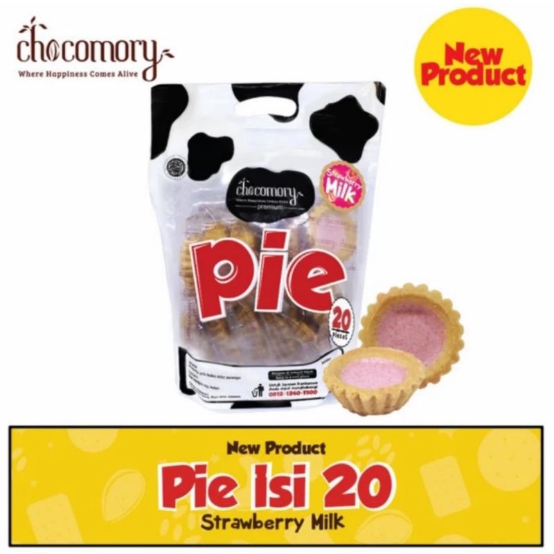 Jual PIE CHOCOMORY ORI - CHOCOMORY - STRAWBERRY - OLEH OLEH | Shopee ...