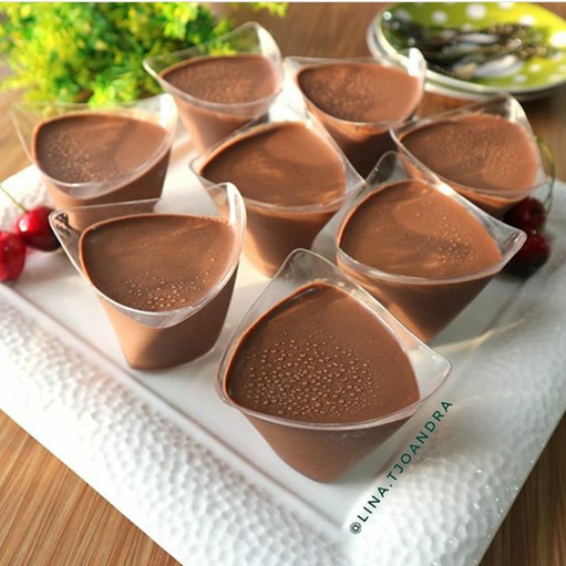 Jual Cup puding unik wadah puding segitiga 3 gelombang CH 29 10 pcs ...