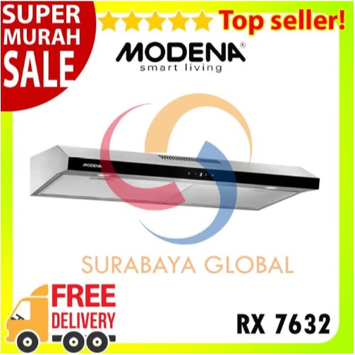 Jual Cooker Hood Modena Rx 7632 Stainless Slim Hood Modena 70 Cm ...