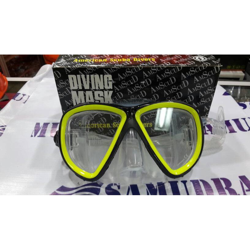 Jual alat selam/ Diving Mask "AmScuD" GOBY | Shopee Indonesia