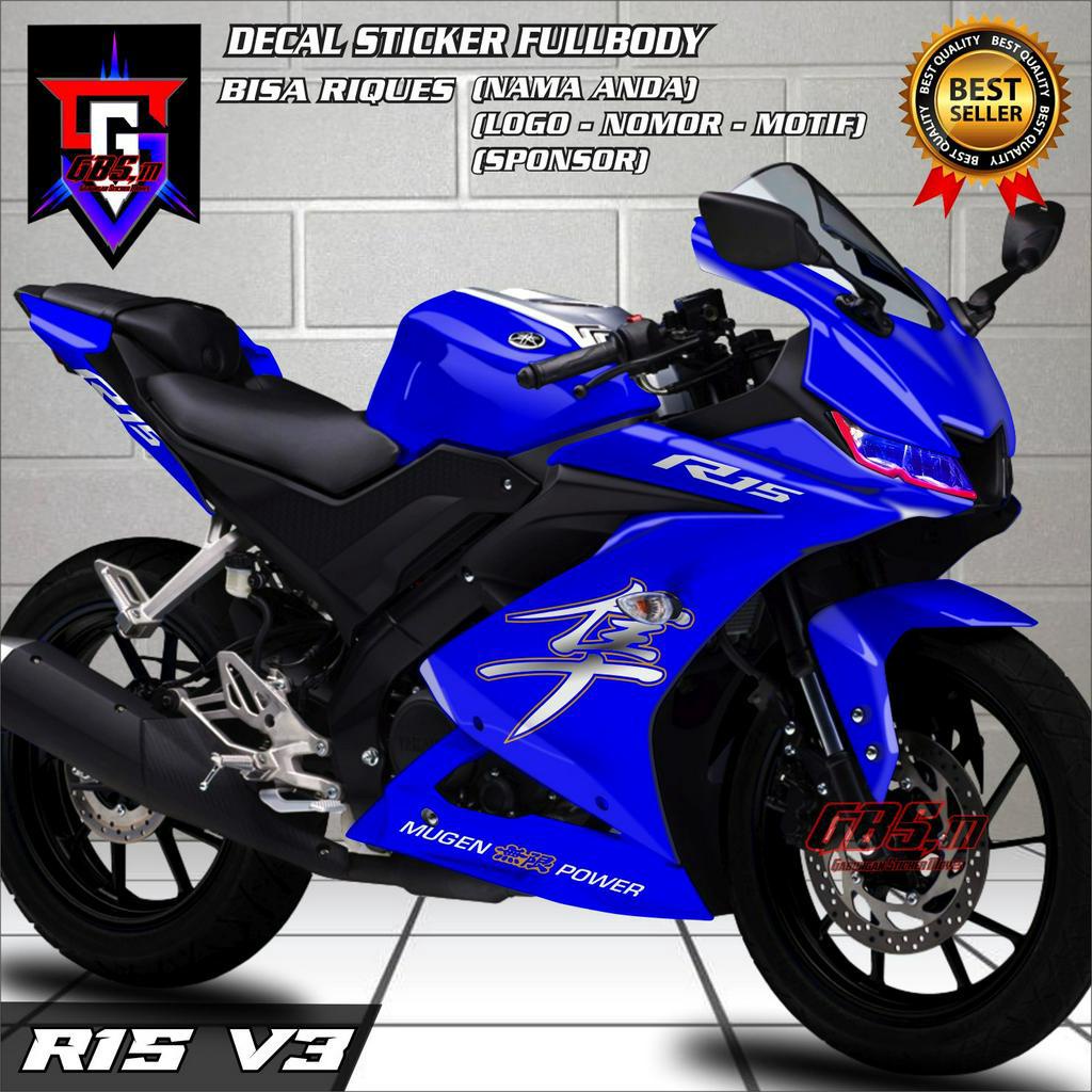 Jual (COD) Decal R15 V3 Full Body Stiker Motor Yamaha R15 V3 Fullbody ...