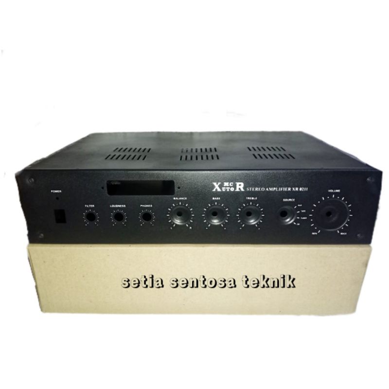 Jual Box Ampli Amplifier XR 0211 USB Plat besi | Shopee Indonesia