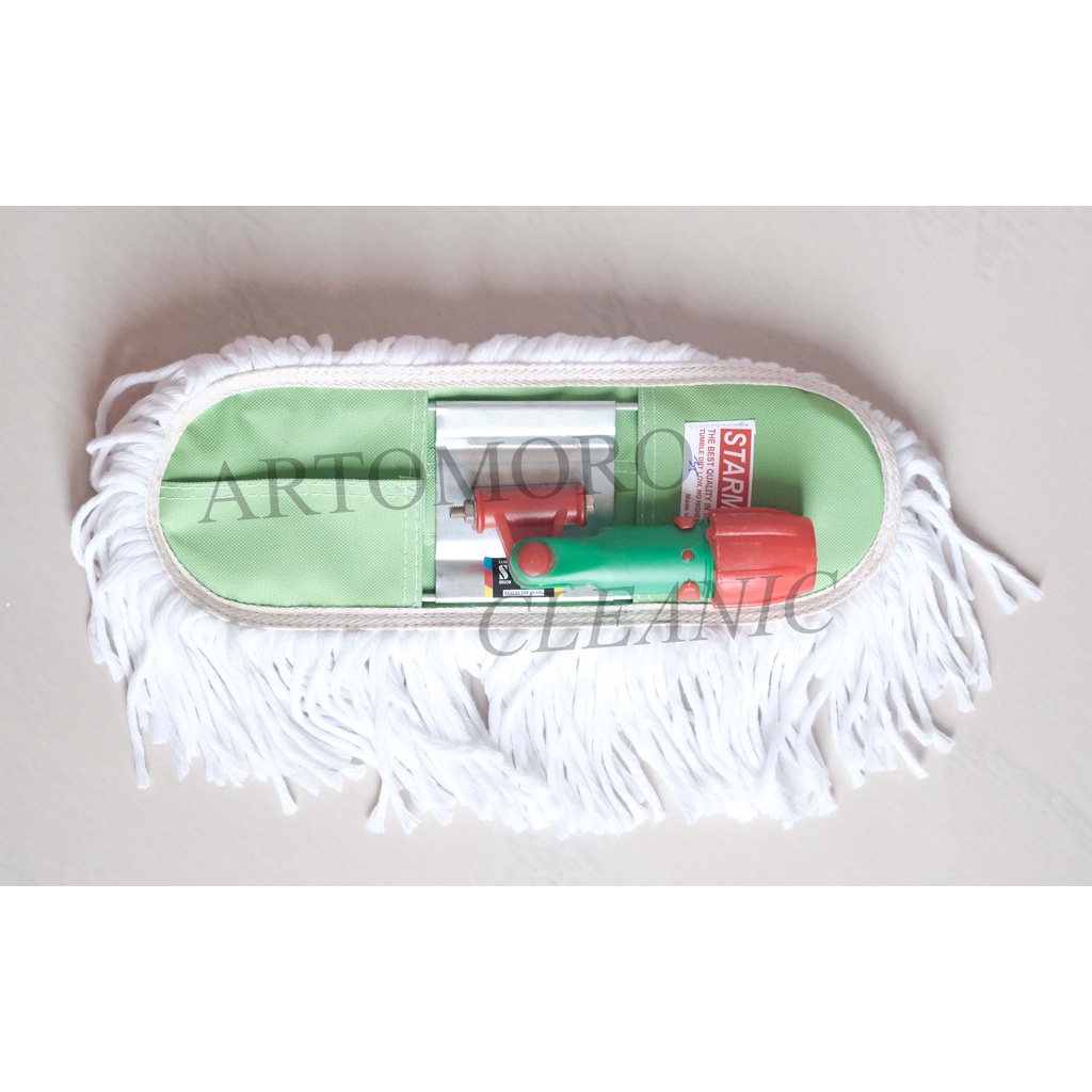 Jual Refill Lobby Pel Lantai Benang Katun Mop Uk. 35 Pembersih Rumah ...