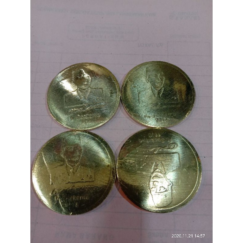 Jual kuningan sari gambar sukarno koin | Shopee Indonesia