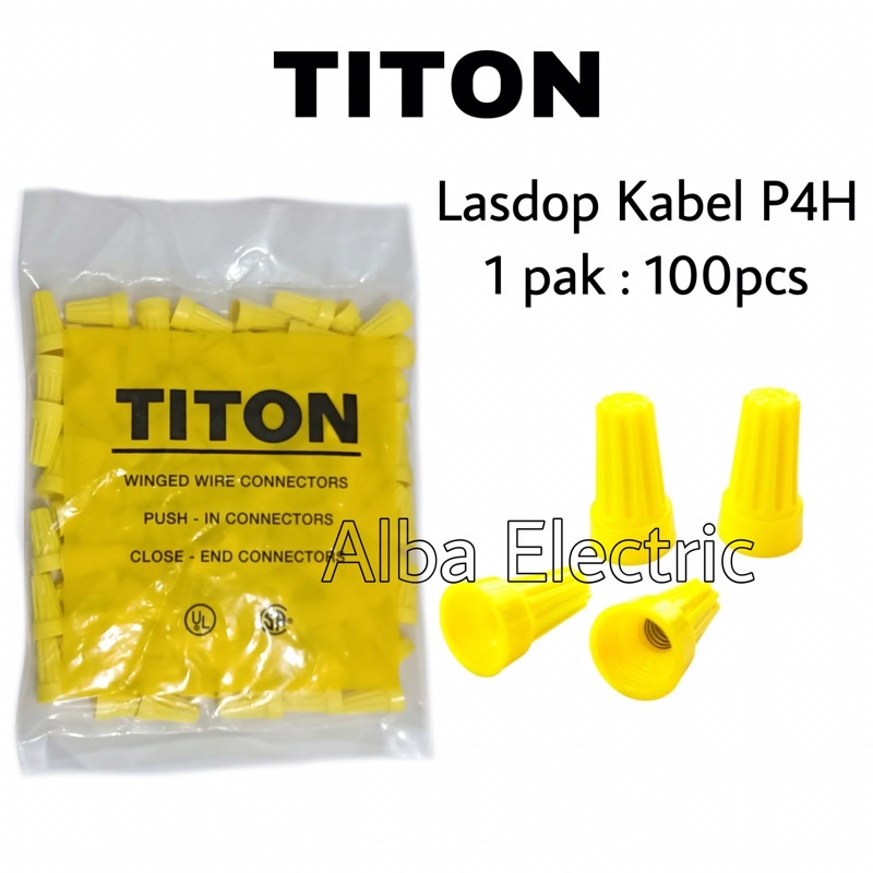 Jual Lasdop 4mm P4H Yellow TITON 1 Pak (100 pcs) Lasdop Kuning Lasdop ...