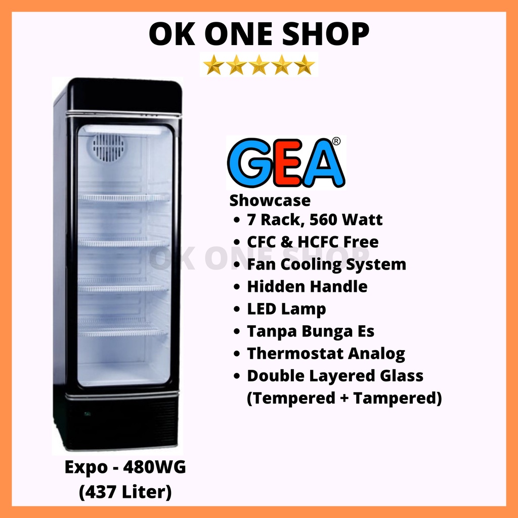 Jual GEA Showcase EXPO-480WG | Shopee Indonesia
