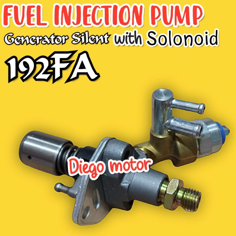Jual 192F 192FA Fuel injection Pump Assy Solonoid Pompa Minyak Komplit Mesin Genset Diesel ...