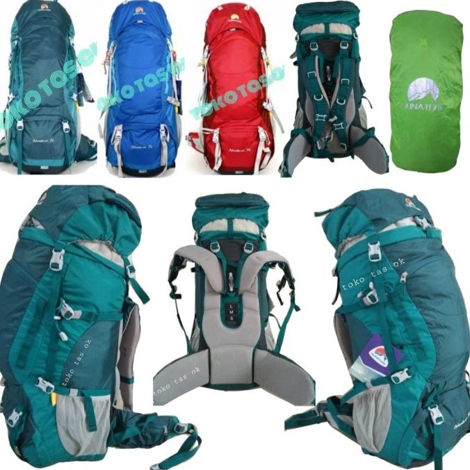 Jual [[[TERBARU BISA COD]]] TAS GUNUNG SUNATURE ADVENTURE 75 L ORIGINAL ...