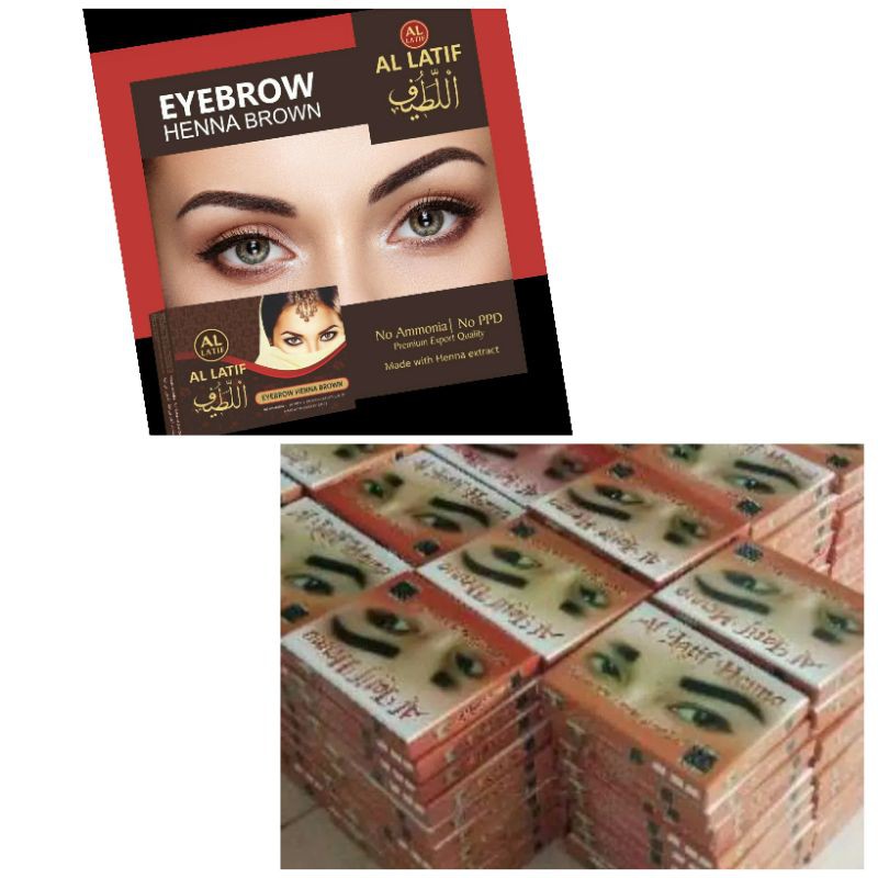 Jual HENNA ALIS AL LATIF EYEBROW PERLUSIN | Shopee Indonesia