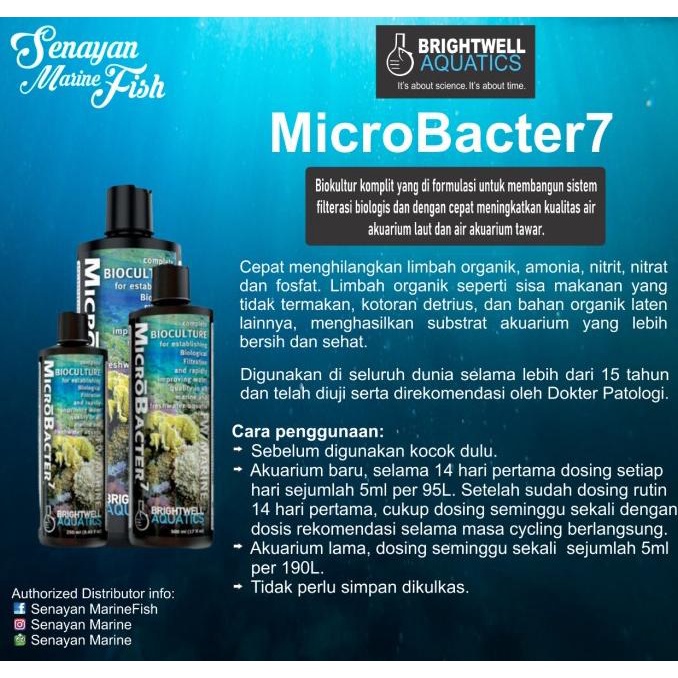 Jual BRIGHTWELL MICROBACTER7 (MB7) 125ml (bakteri komplit) | Shopee ...