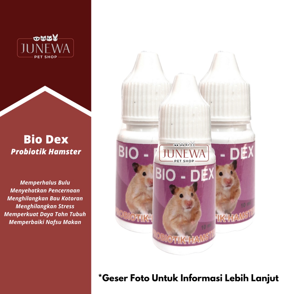 Jual BIO DEX Biodex Vitamin Probiotik Hamster | Shopee Indonesia