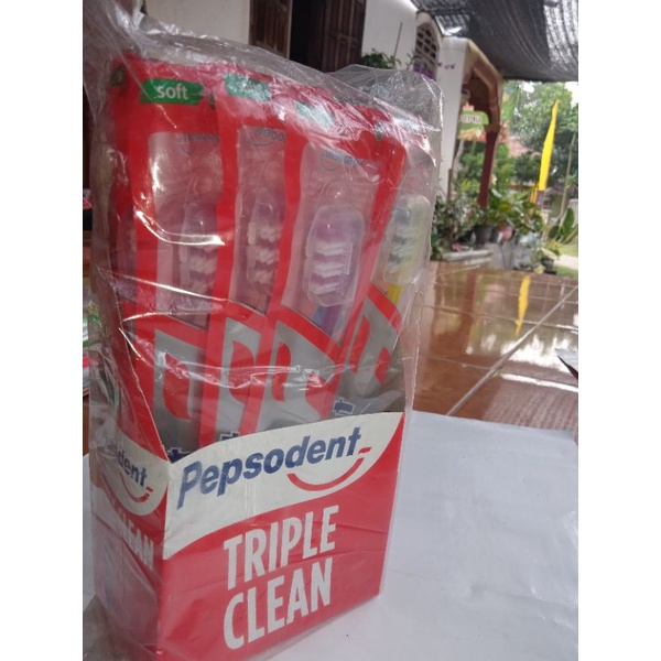 Jual Sikat Gigi Pepsodent Triple Clean | Shopee Indonesia