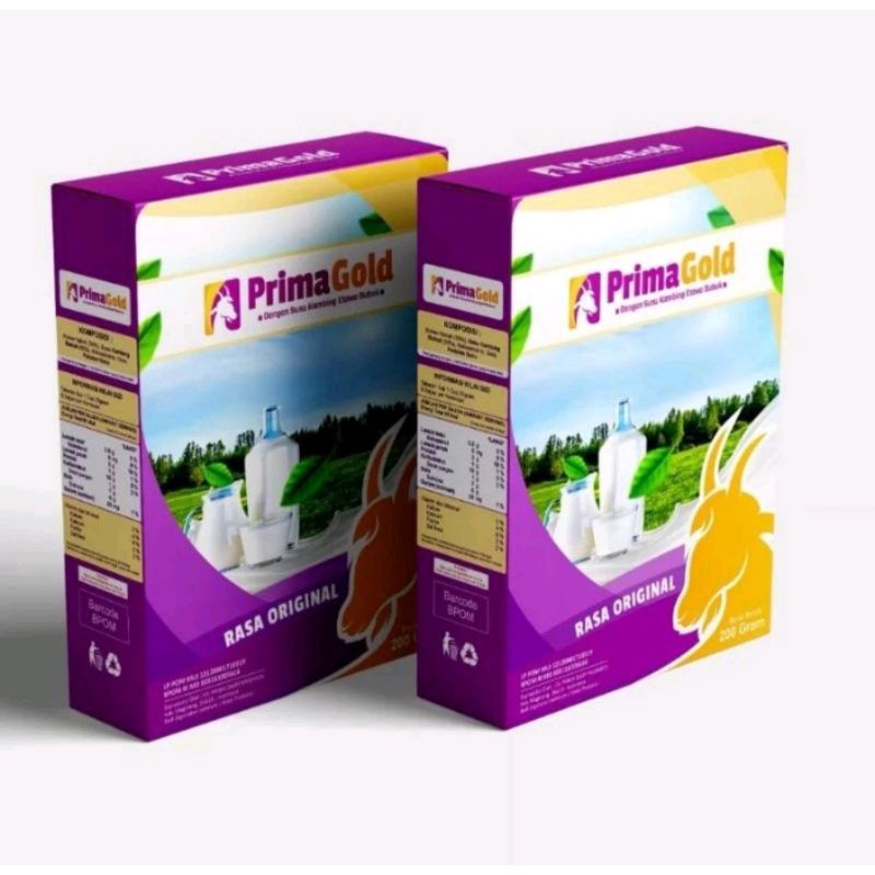 Jual Prima gold susu kambing etawa original 200gr | Shopee Indonesia