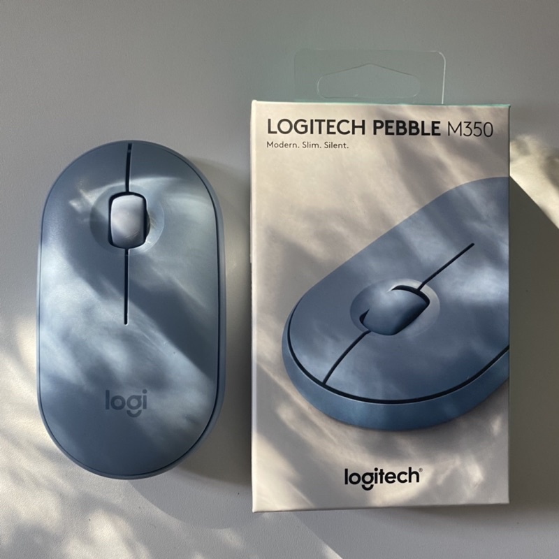 Jual Logitech Pebble M350 (Mouse) - Blue LENGKAP DENGAN BOX | Shopee ...