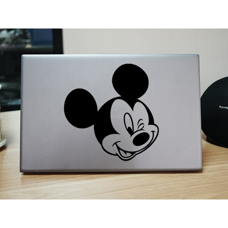 Jual stiker laptop mickey mouse 16 custom cutting stiker murah | Shopee ...