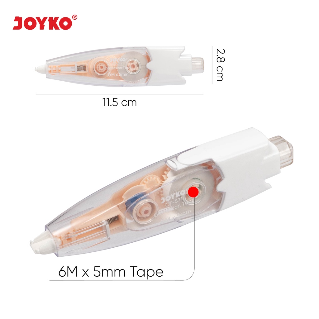Jual Pita Koreksi Correction Tape Joyko CT-571 12M x 5mm | Shopee Indonesia