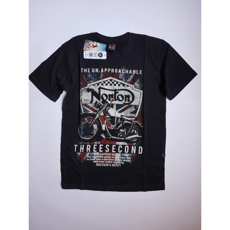 Jual KAOS THREE SECOND NORTON KAOS MOTOR TOURING | Shopee Indonesia